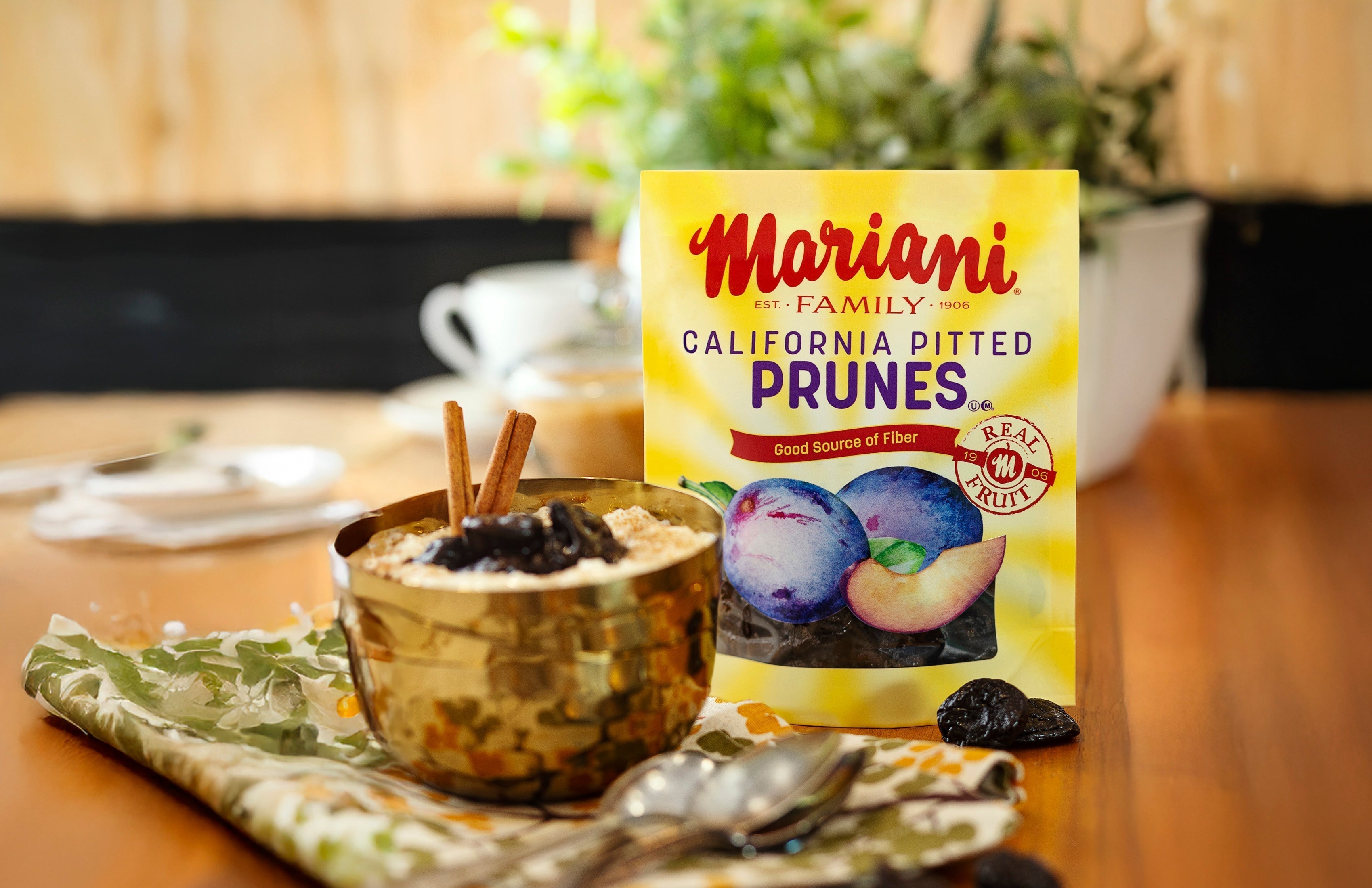 Creamy Rice Pudding with Prune Compote – Mariani